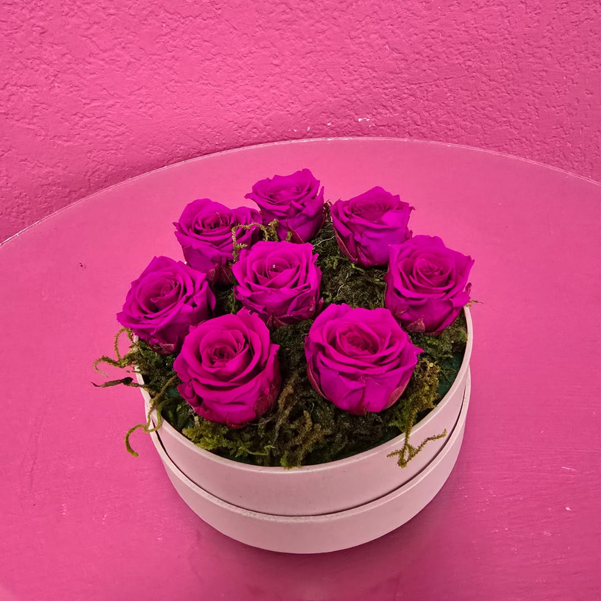 Rosas baby preservadas – Floristería Nic & Eros