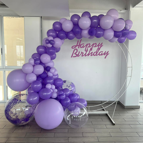 Aro con globos orgánicos – Floristería Nic & Eros